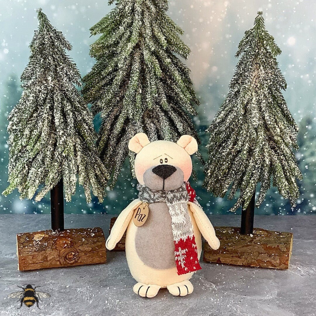 Honey and Me, Polar Bear Doll, Soft Sculpture Doll, Polar Bear ...