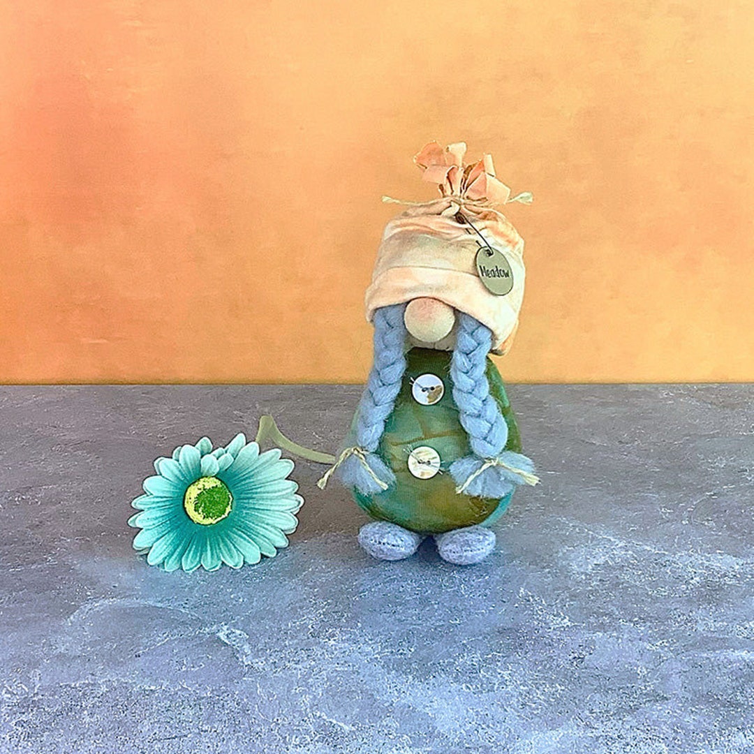 Honey and Me, Tye Dye Gnome, Gnome Hippie, Gnome Plush Doll, Girl Gnome ...