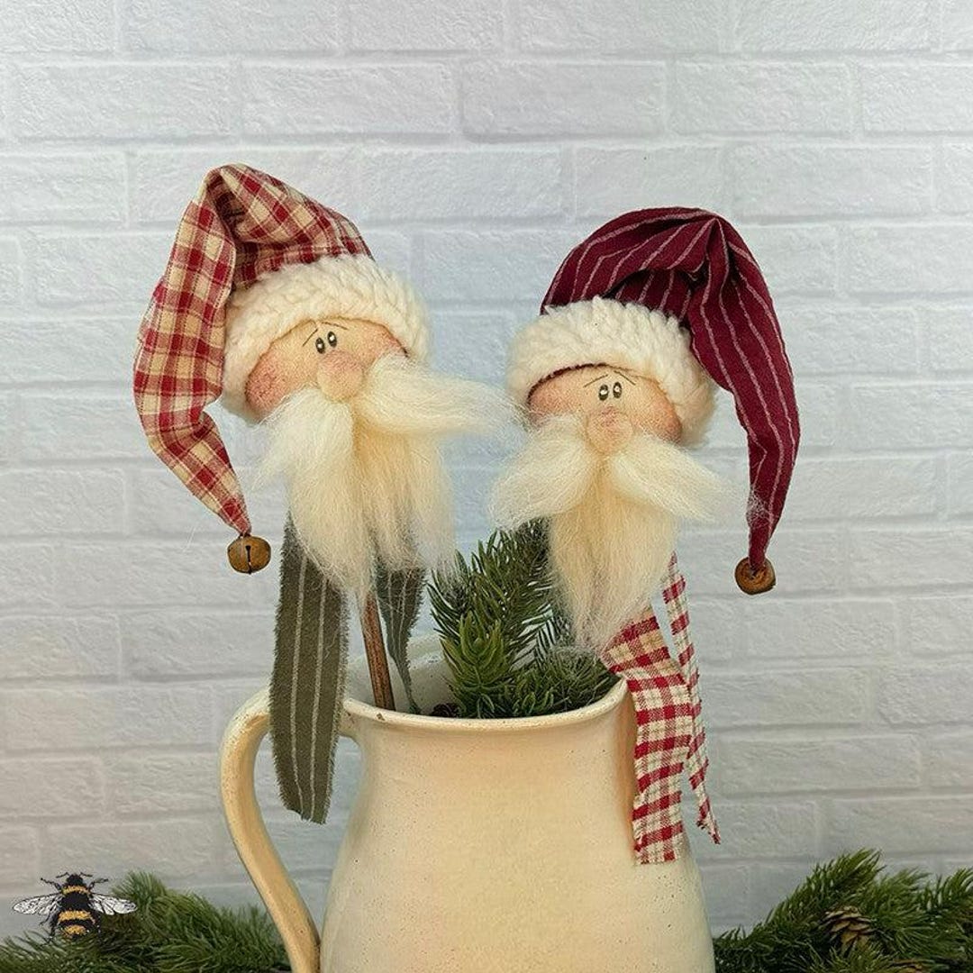 Baby Santa Head Wand Set (2A) - Etsy