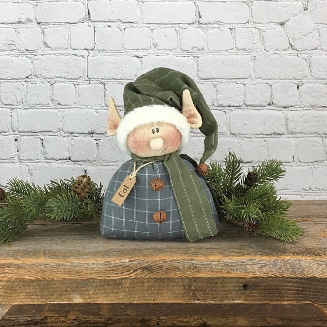 Honey and Me, Christmas Elf Doll, Soft Sculpture Doll, Whimsical ...