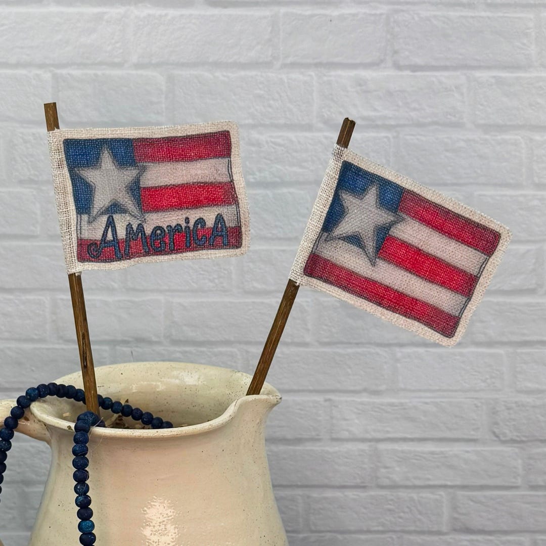 Americana Flag Doodle Wand (sold Separately) - Etsy