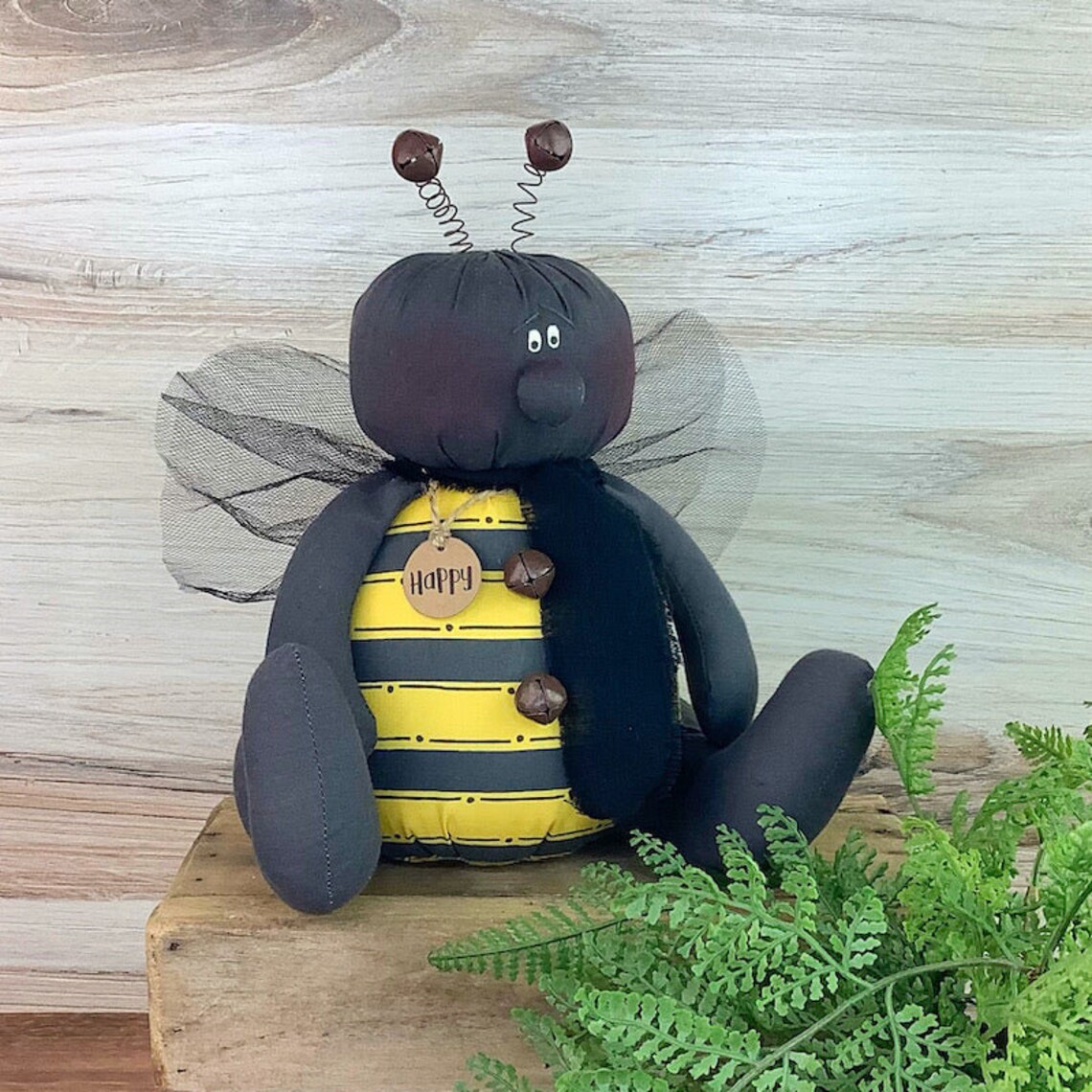 Honey and Me Bee Doll Bee Decor Soft Sculpture Doll Summer - Etsy