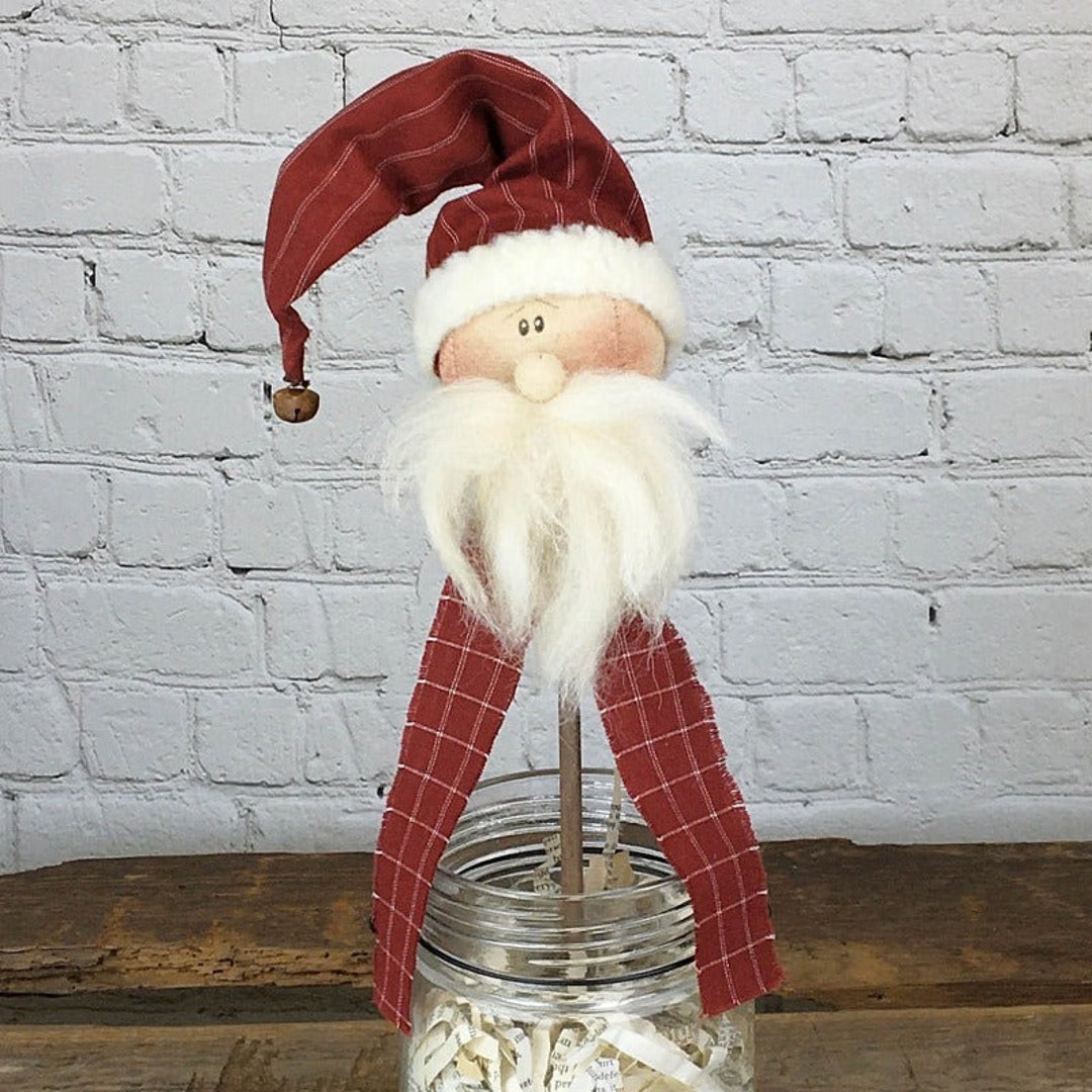 Honey and Me, Santa Head, Christmas Wreath Attachment, Christmas Tree ...