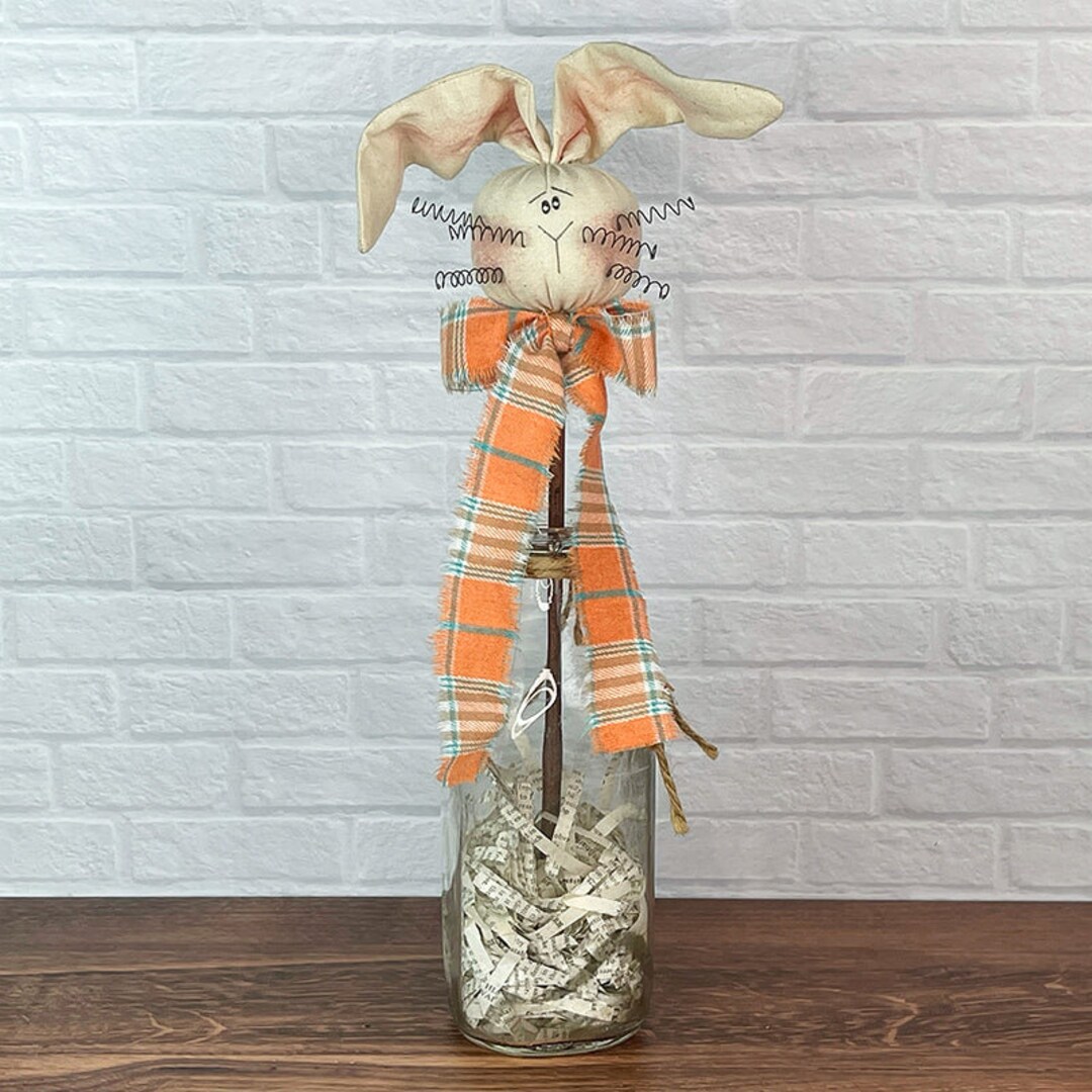 Honey and Me, Bunny Wand, Spring Bunny, Bunny With Bowtie, Spring Decor ...