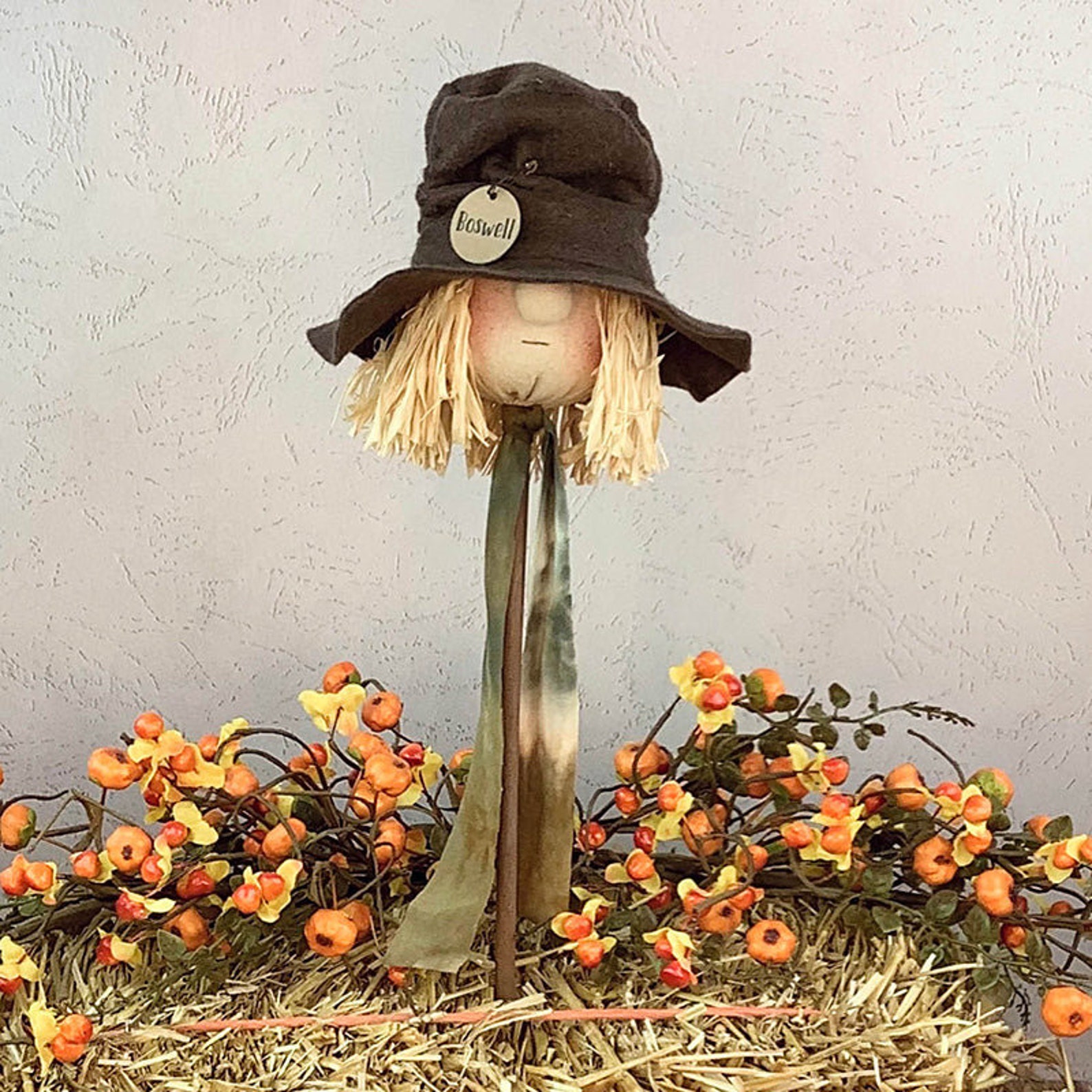 Honey and Me, Scarecrow Head, Scarecrow Decorations, Fall Floral ...