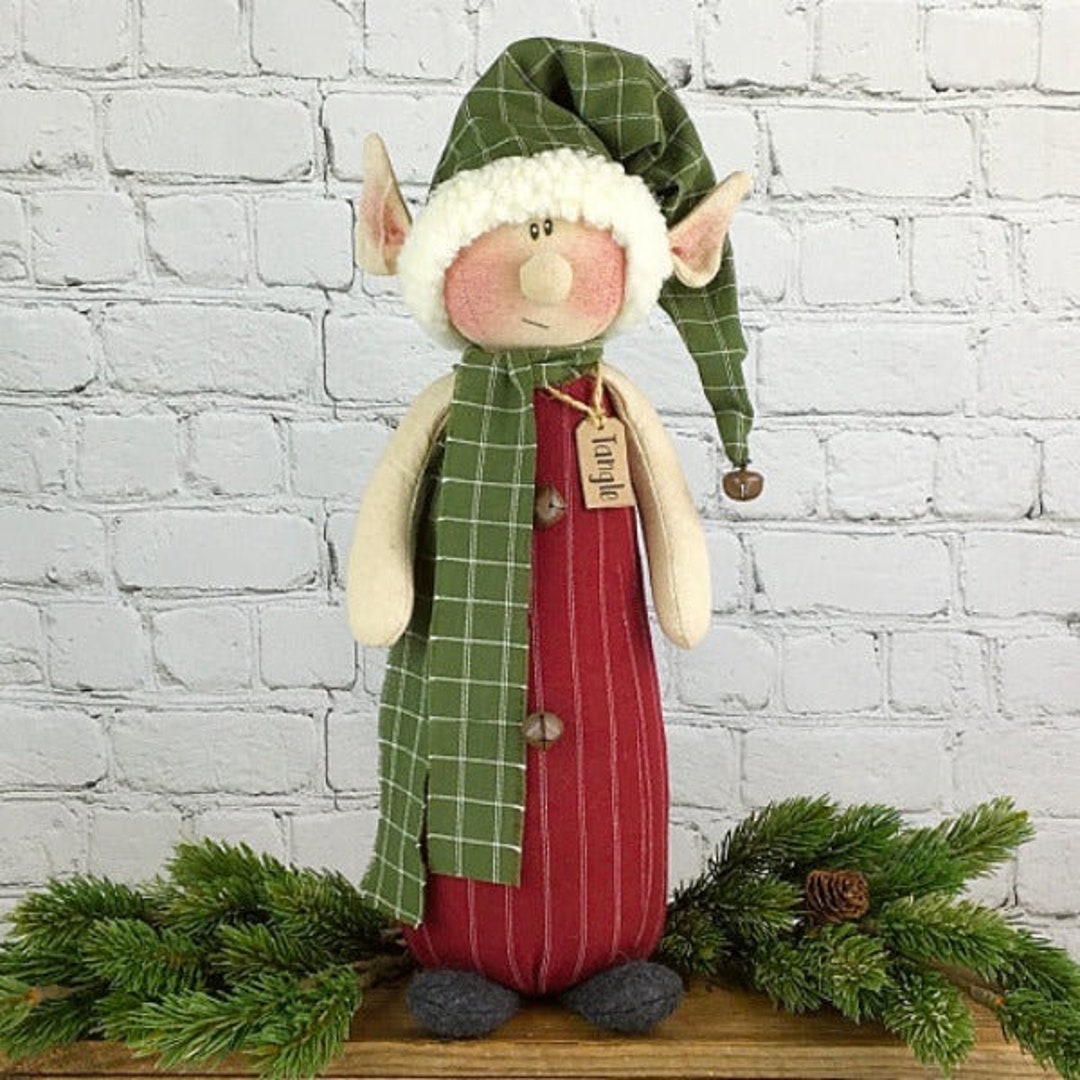 Honey and Me, Christmas Elf Doll, Soft Sculpture Doll, Whimsical ...