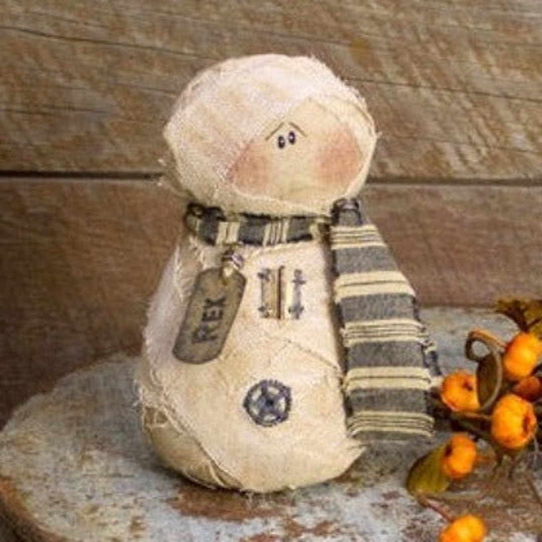 Rex Salvage Mummy – Handmade Primitive: Whimsical Soft Sculpture ...