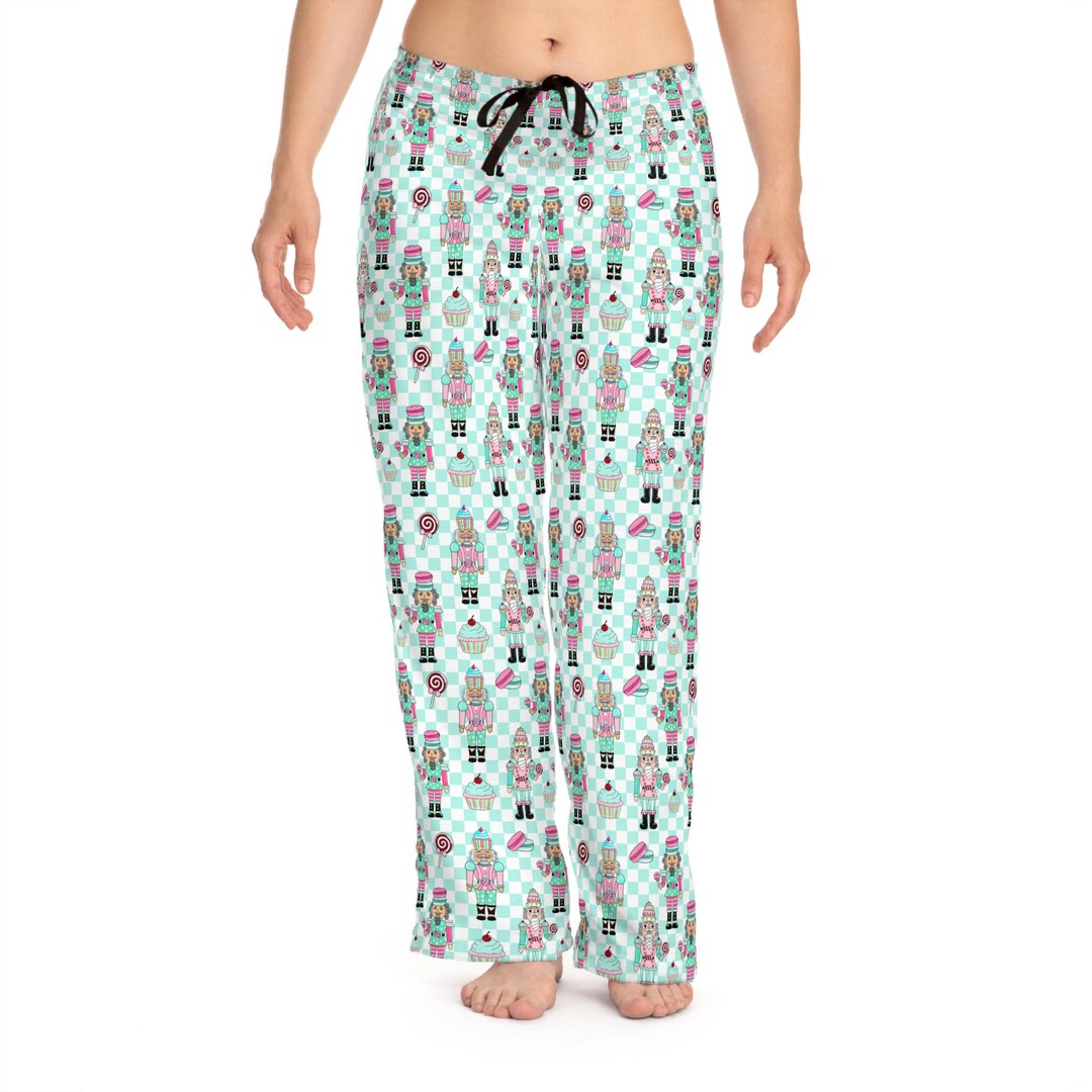 Whimsy Nutcracker Women's Pajama Pants, Festive Holiday Lounge Wear ...