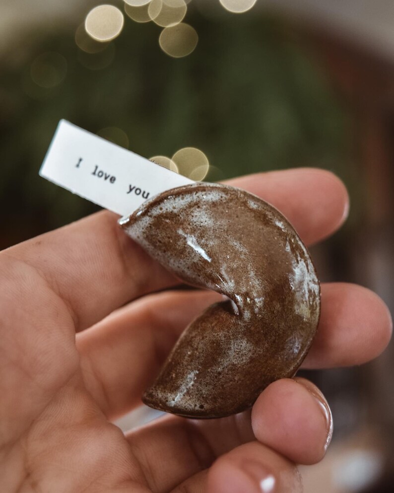 Handmade Ceramic Custom Fortune Cookies Bug Ceramics - Etsy
