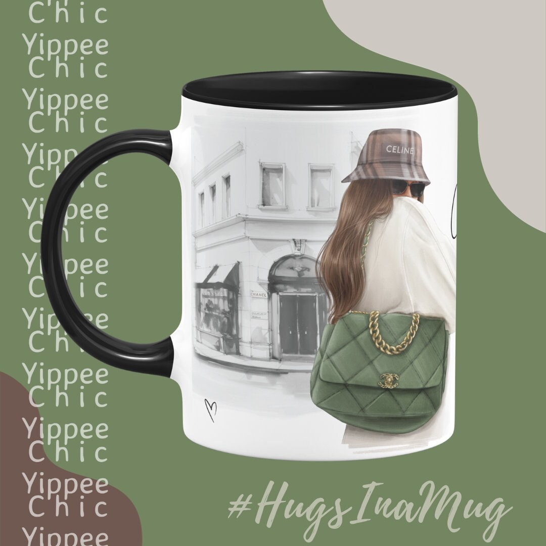 Confidence Coffee Mug Chic Mug Glam Mug Gift for Her Fashion Lovers Mug ...