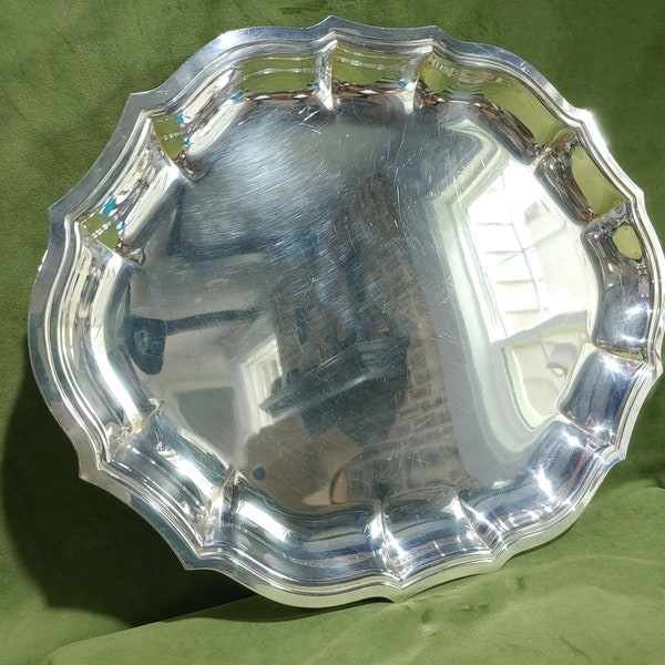 Chippendale Silver Tray - Etsy