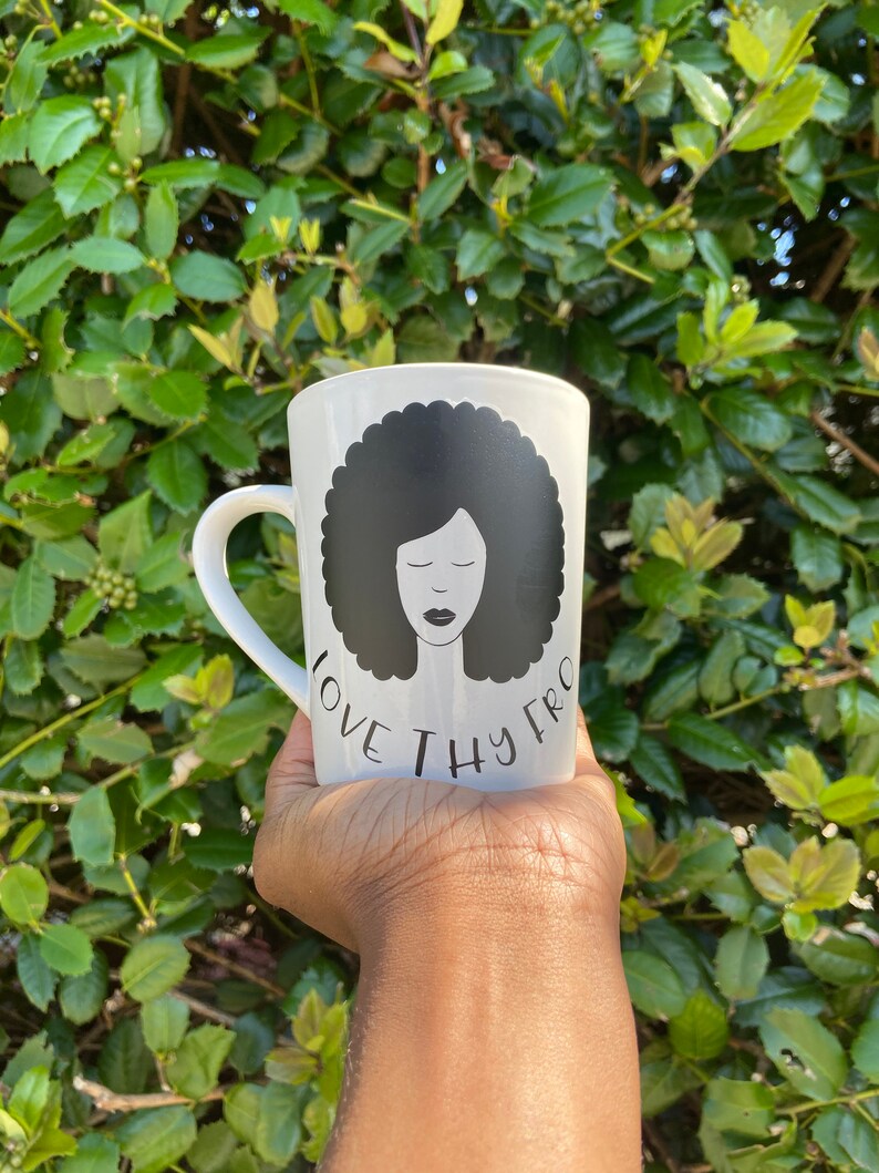 Coffee Mug Black Girl Coffee Mug Ts For Her Love Thy Etsy