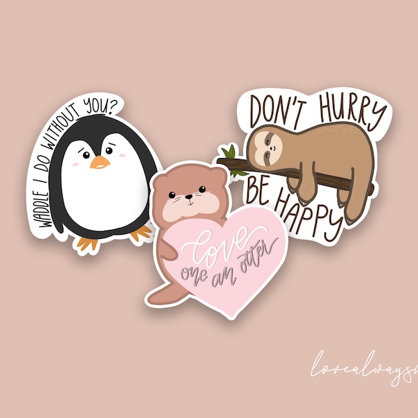 Kawaii Pun Stickers - Etsy