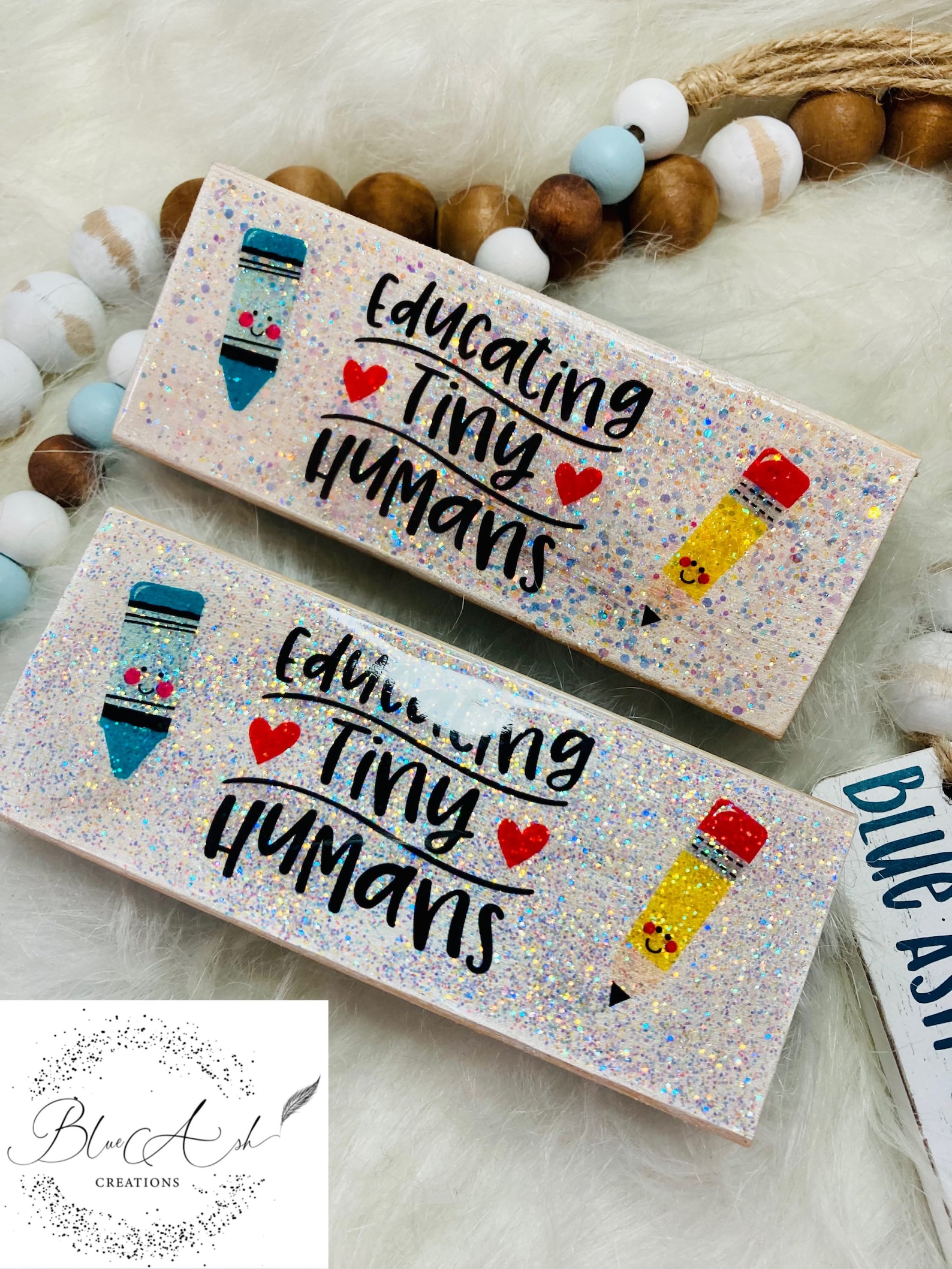Glitter Eraser Teacher Gift White Board Chalk Board - Etsy