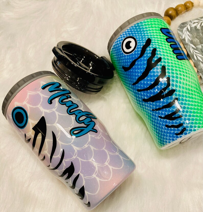 Fishing Lure, Fishing, 20 Oz. / 30 Oz. Skinny or Curvy Tumbler/cup/ 4 ...