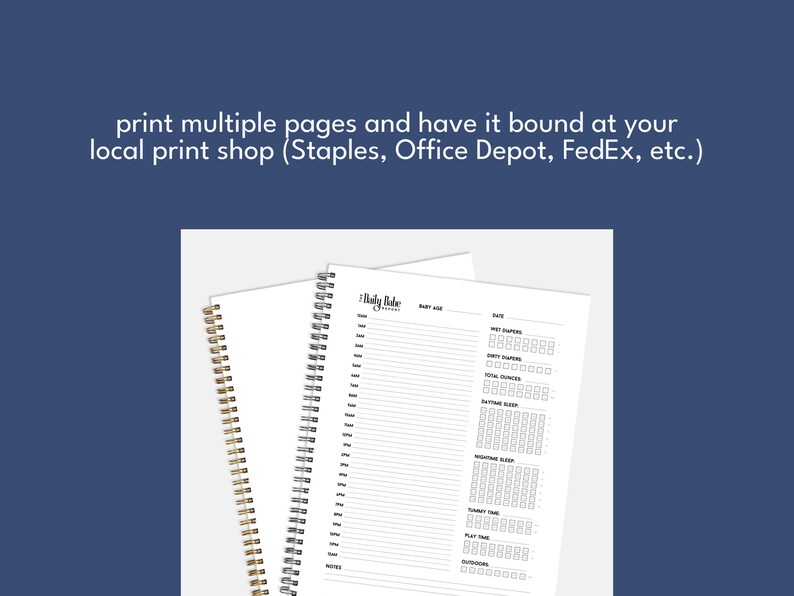 Printable Daily Newborn Care Tracker Feeding Schedule, Infant Tracker ...