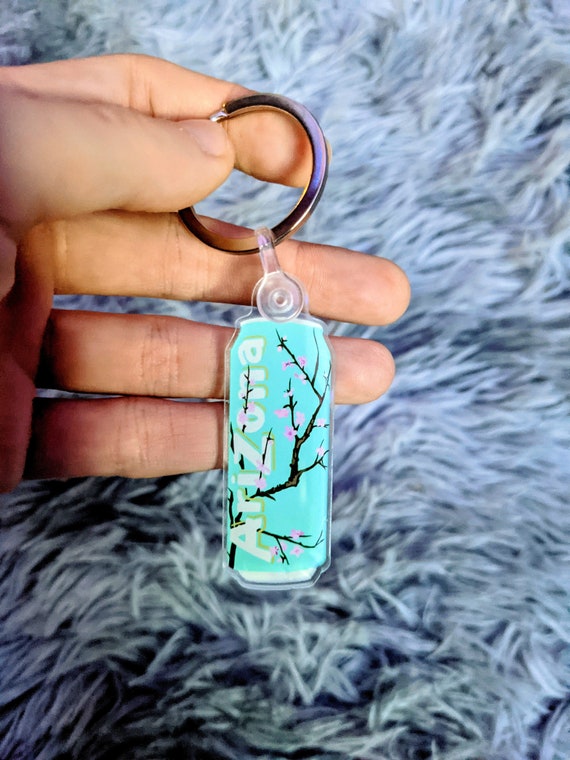 Arizona Green Tea Keychain Summer Drink Cute Keychain - Etsy