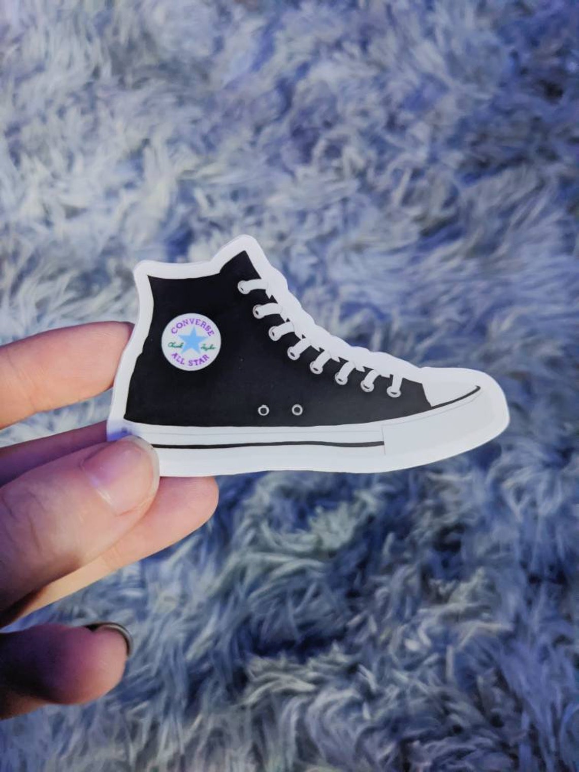 Black Converse Sticker Converse Converse All Star Chuck - Etsy