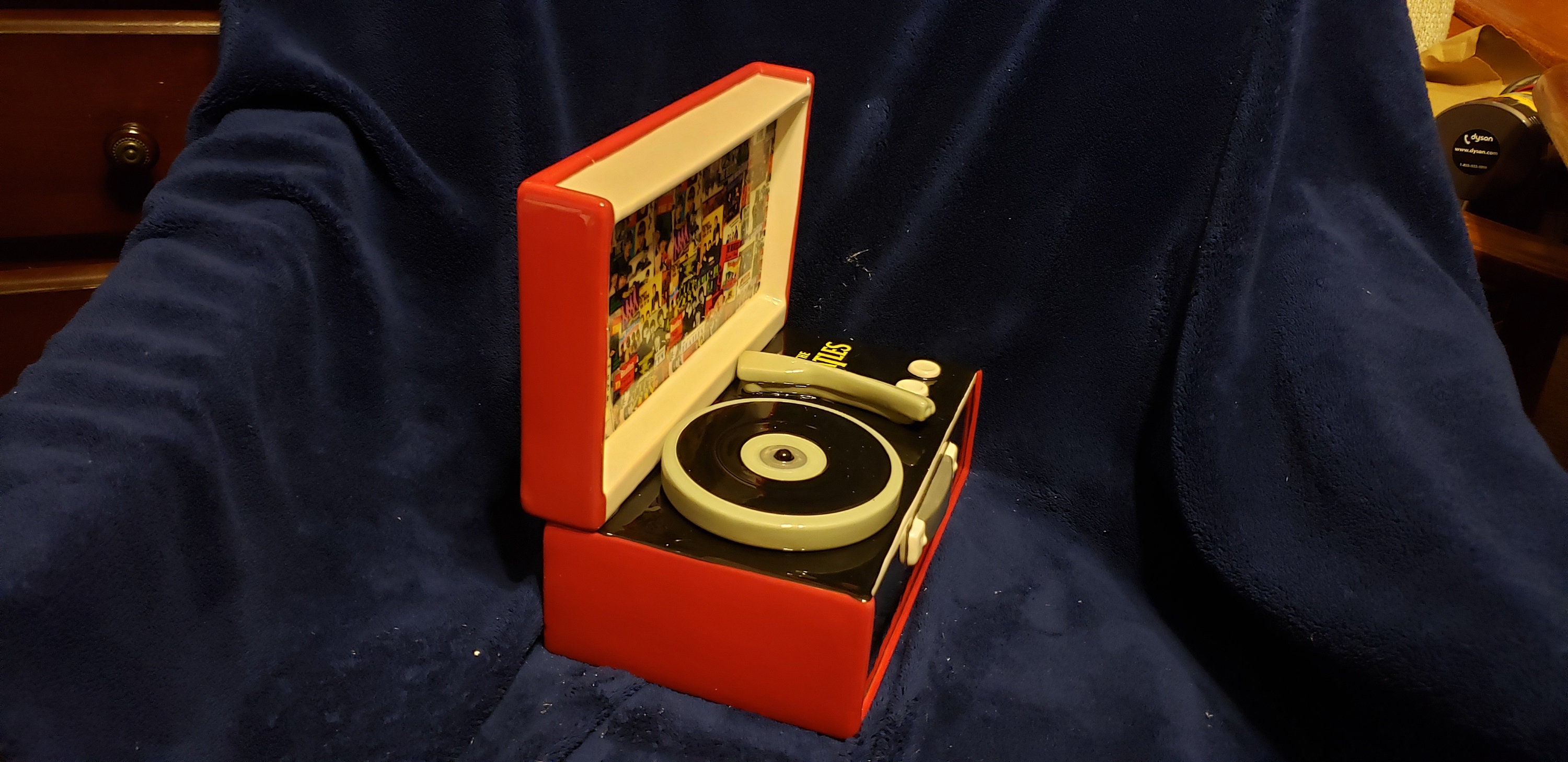 Vandor Brand Beatles Sculpted Ceramic Record Player Cookie Jar - Etsy