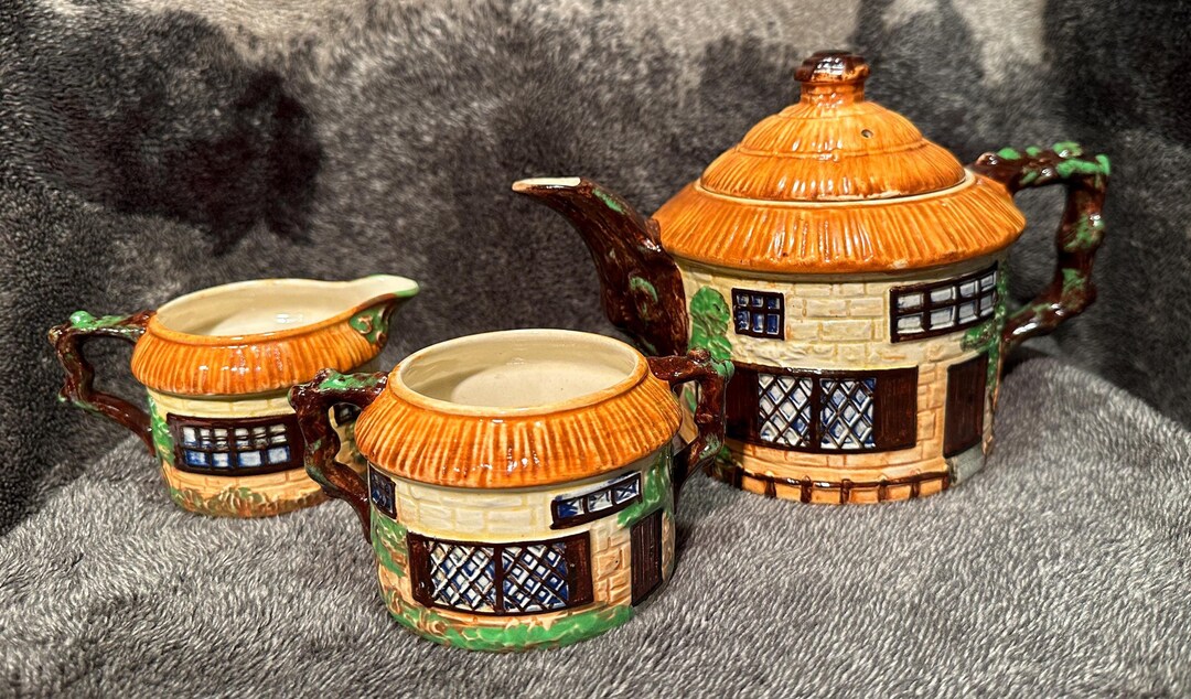 VINTAGE Beswick Ware-made in England-tea Set-amazing! Teapot, Sugar ...