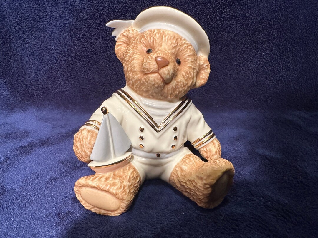 Lenox Porcelain Hand Painted & Gold Trimmed MINT "first Mate" Sailor ...