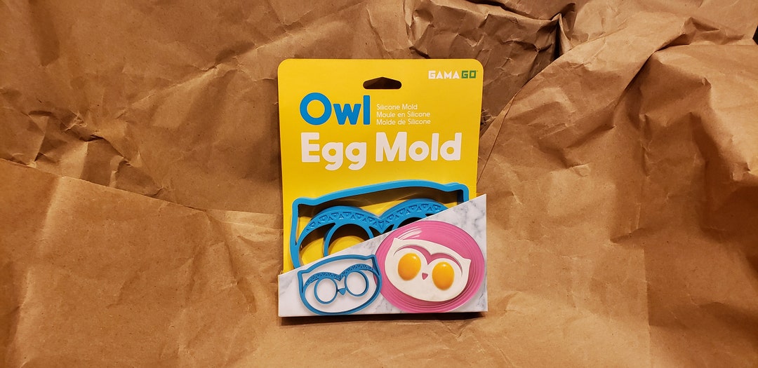 GAMAGO Silicone Egg Mold - OWL FACE Shaped - Make Breakfast Fun Again ...