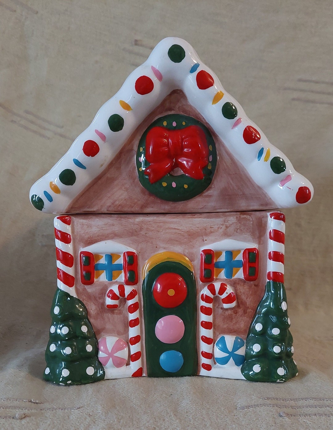 Jay Imports Brand Gingerbread House Cookie Jar - HOW ADORABLE is THIS ...