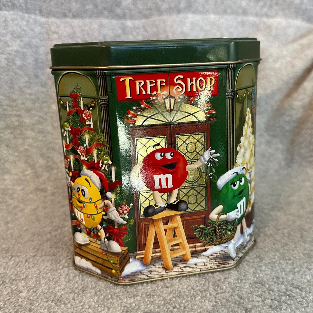 M&M HOLIDAY Limited Edition 2000 Canister - TIN!!!! - so Festive and ...