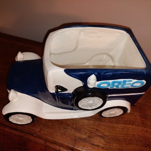 Nabisco Oreo Cookie Delivery Truck Cookie/bisquit Jar Look Great Shape ...