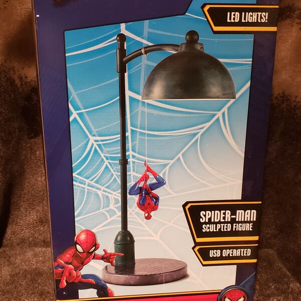 Spiderman Lamp - Etsy