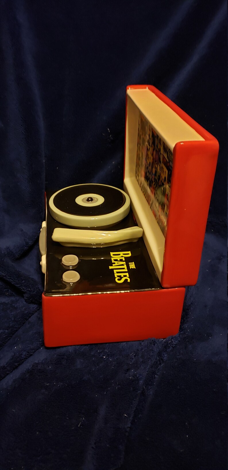 Vandor Brand Beatles Sculpted Ceramic Record Player Cookie Jar - Etsy