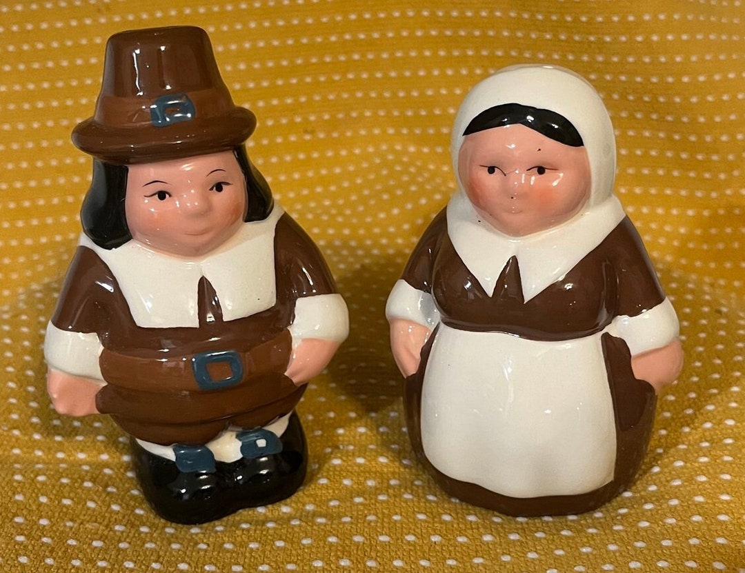 Vintage Set of Publix 2002 Encore Edition Pilgrim Salt and Pepper ...