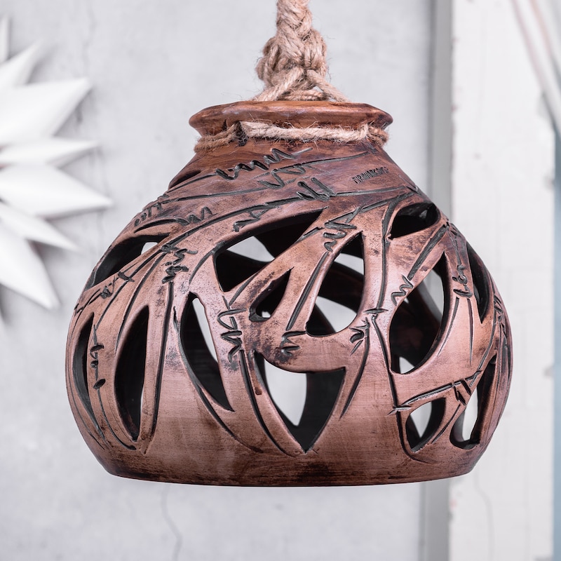 Ceramic Pendant Light - Etsy