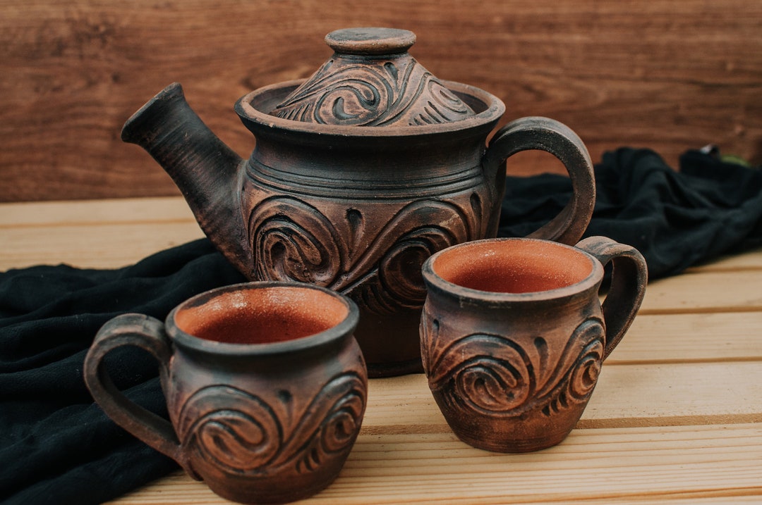 Handmade Tea Set, Teapot, Tea Party Set,handmade Ceramics, Tea Mugs ...