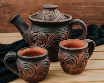 Ceramic Tea Set - Etsy