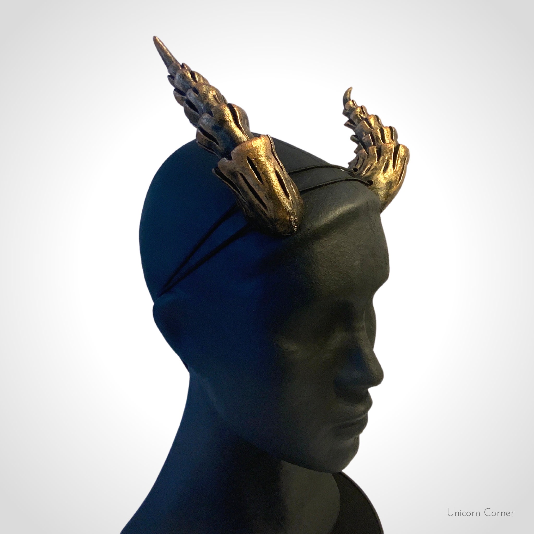 Realistic Dragon Horns / Dragon Headband for Cosplay / Dragon - Etsy