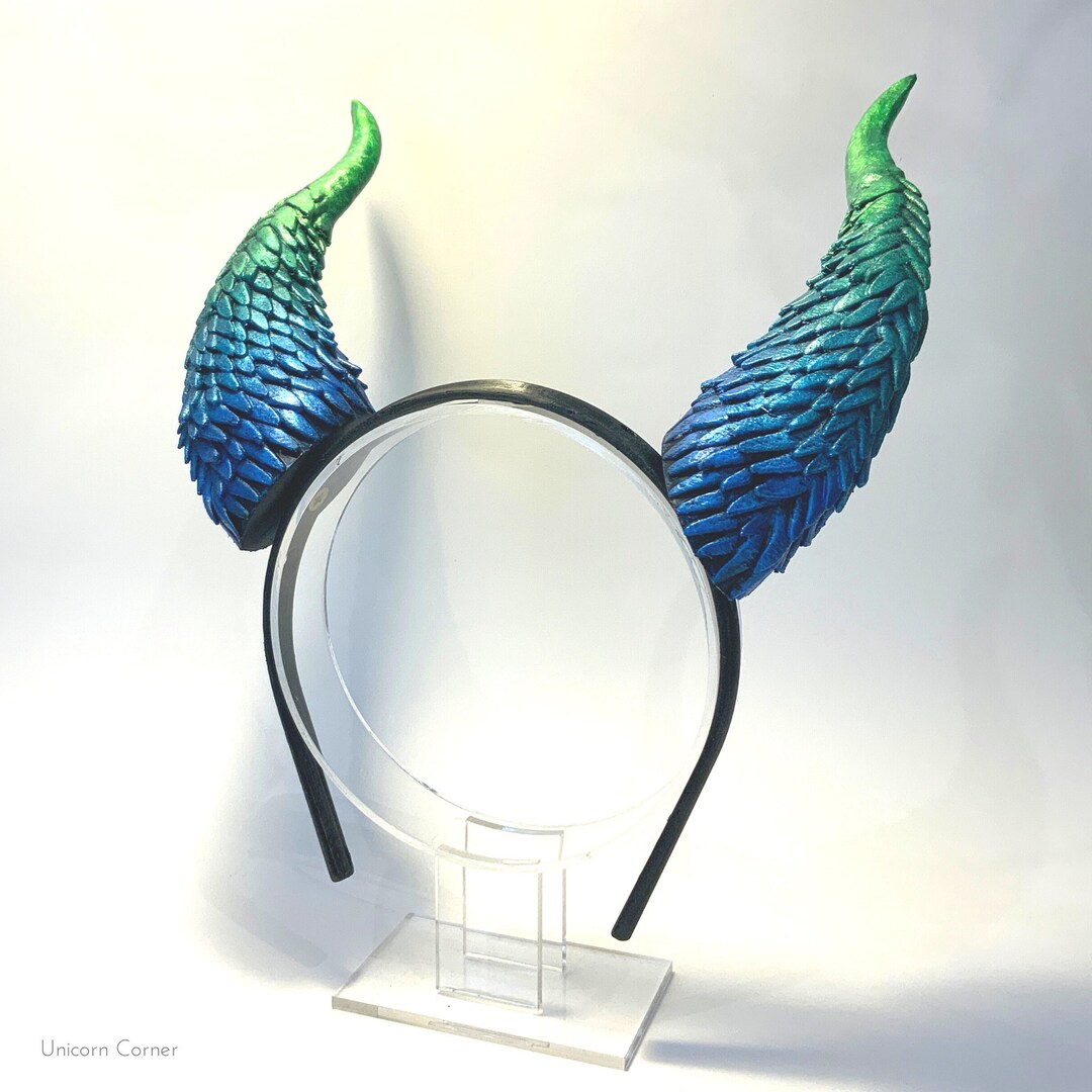 Scaled Dragon Horns / Realistic Dragon Horn Headband / Dragon or Devil ...