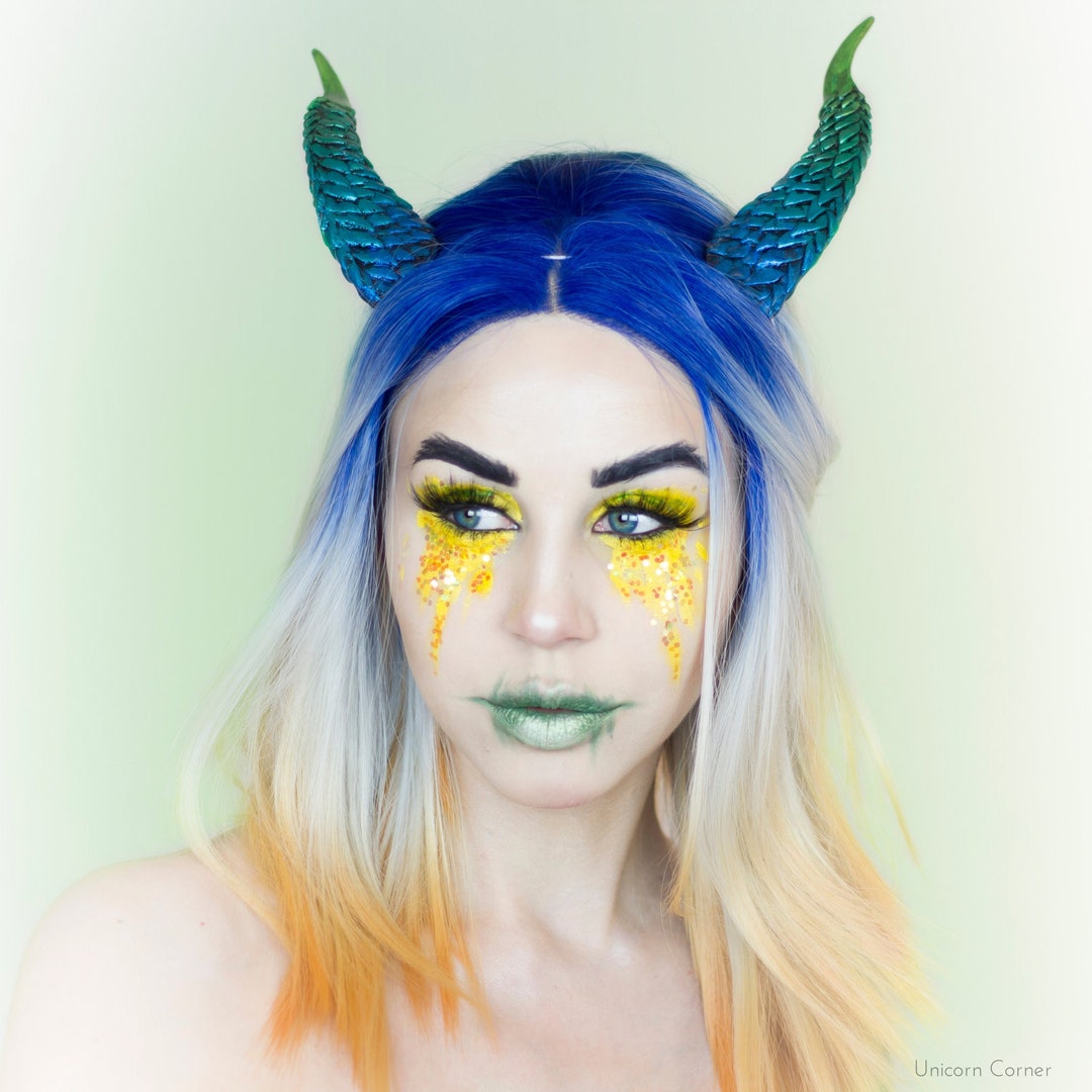 Scaled Dragon Horns / Realistic Dragon Horn Headband / Dragon or Devil ...