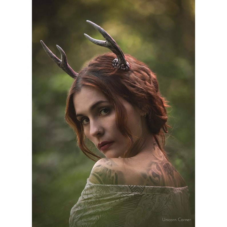 Antler Headband / Realistic Antlers Headpiece / Antler Crown - Etsy