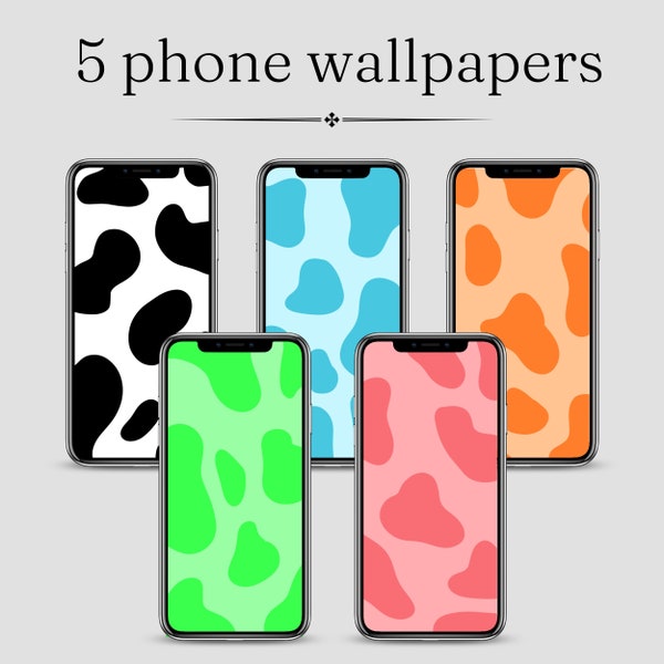 Cow Print Wallpaper - Etsy