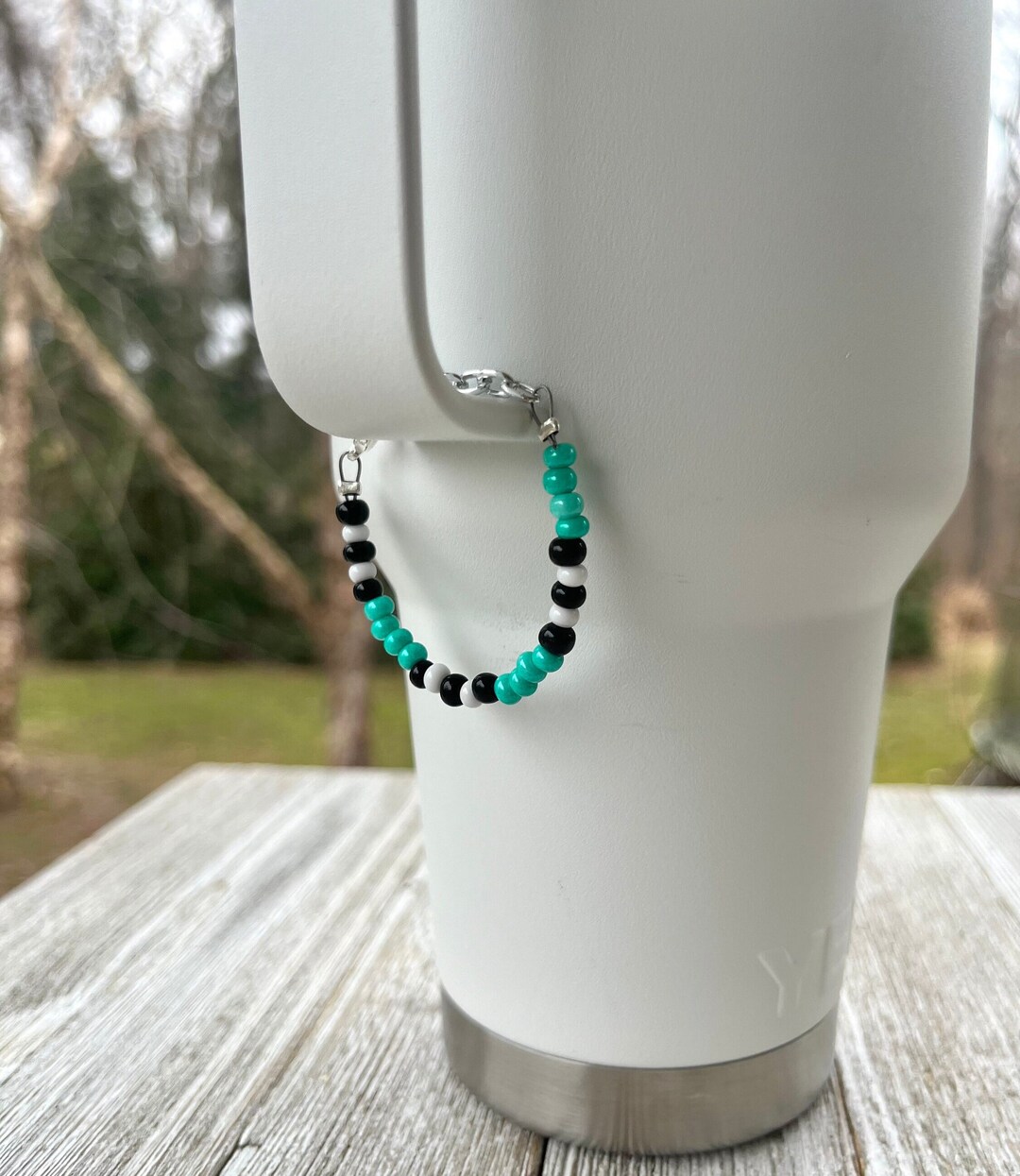 Beaded Cup Charm, Cup Bracelet, Tumbler Charm - Etsy