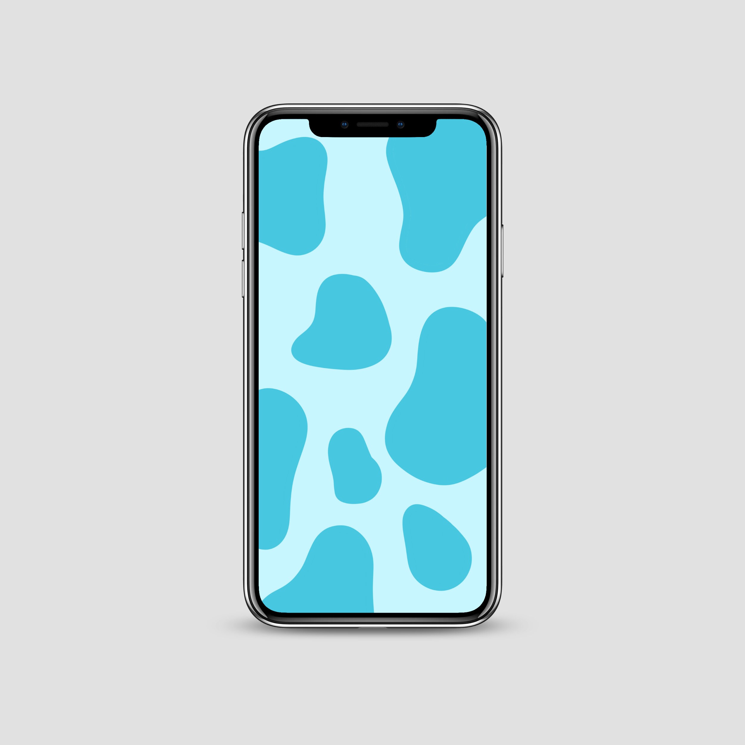 Cow Print Phone Wallpaper, Digital Phone Background, Cow Print - Etsy