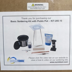 Jewelers Basic Soldering Kit With Pickle Pot - Etsy