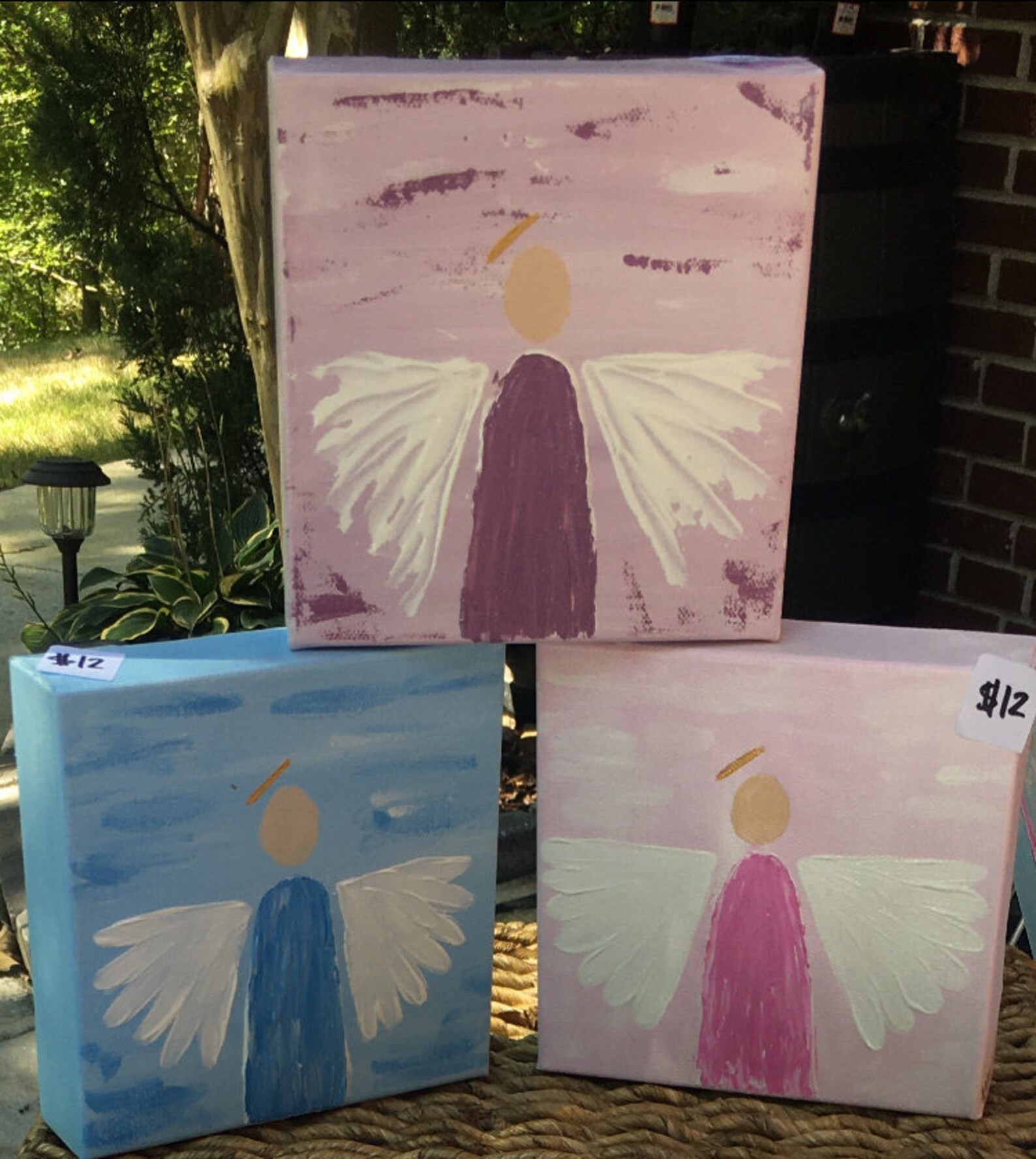 Angel Painting on Canvas | Etsy