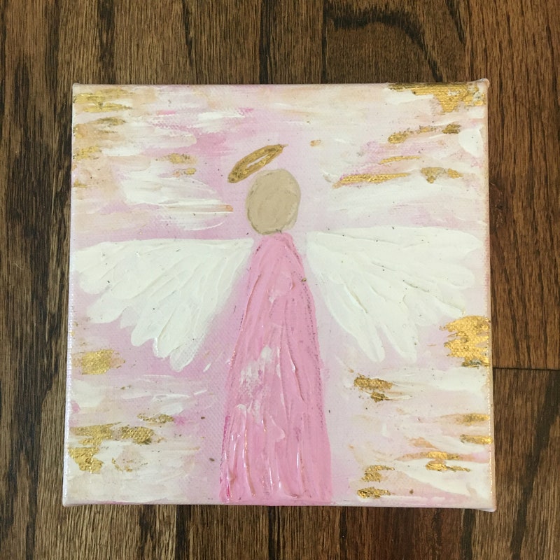 Blue Angel Painting - Etsy
