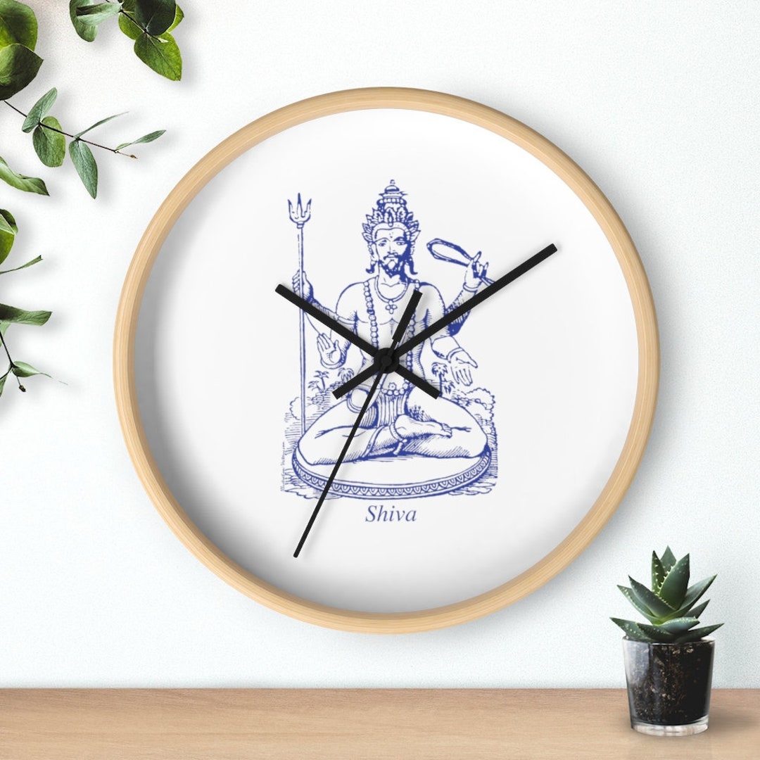 Lord Shiva Kitchen Wall Clocks, Kitchen Decor, Office Wall Decor ...