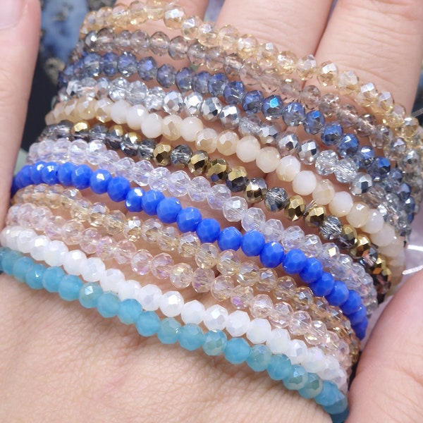 Glass Bead Bracelet - Etsy