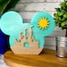 Personalized Sandcastle Mickey Disney Shelf Sitters Beach - Etsy