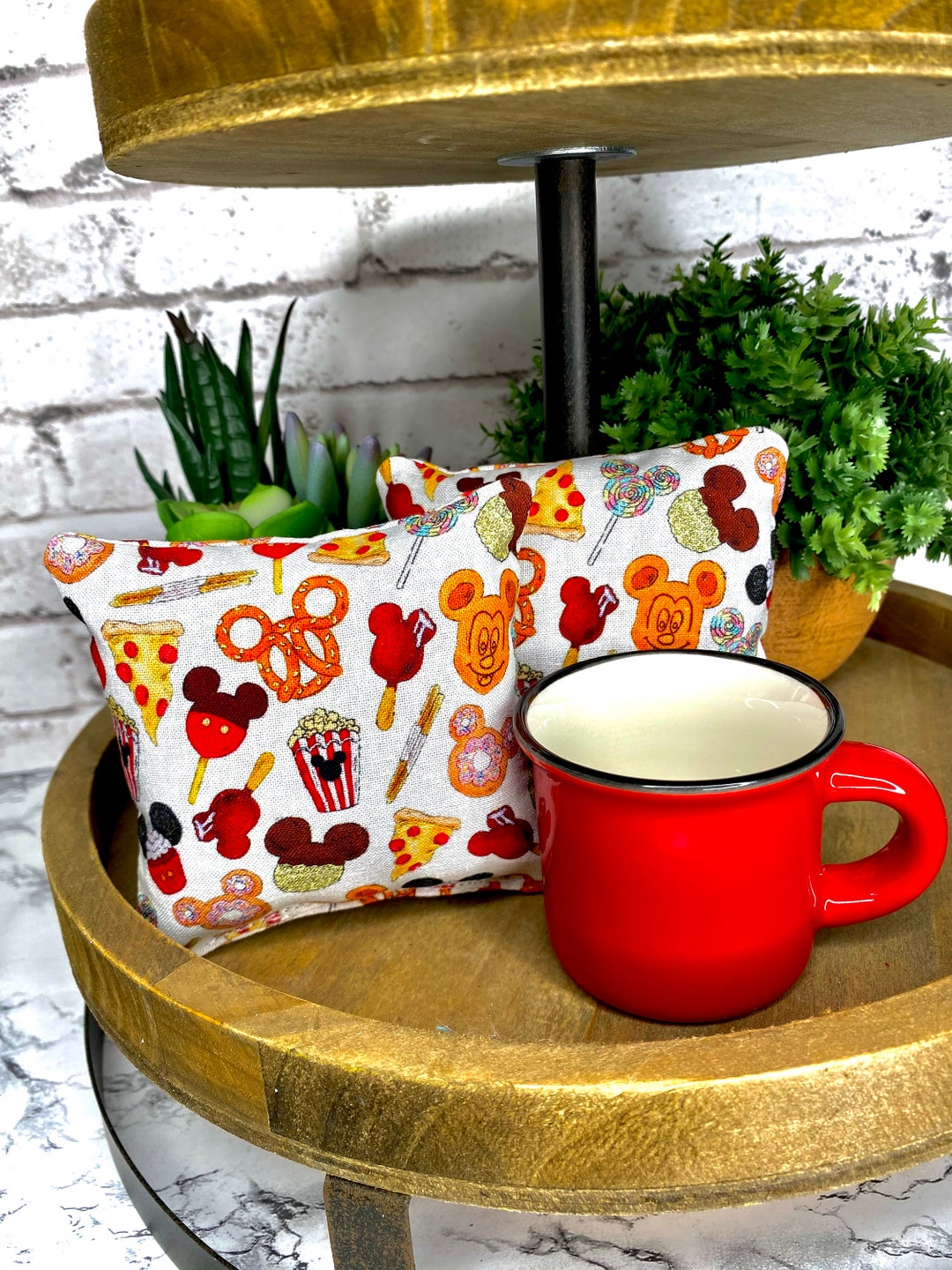 Disney Treats Tier Tray Decor Disney Decorations Disney Pillows Disney ...