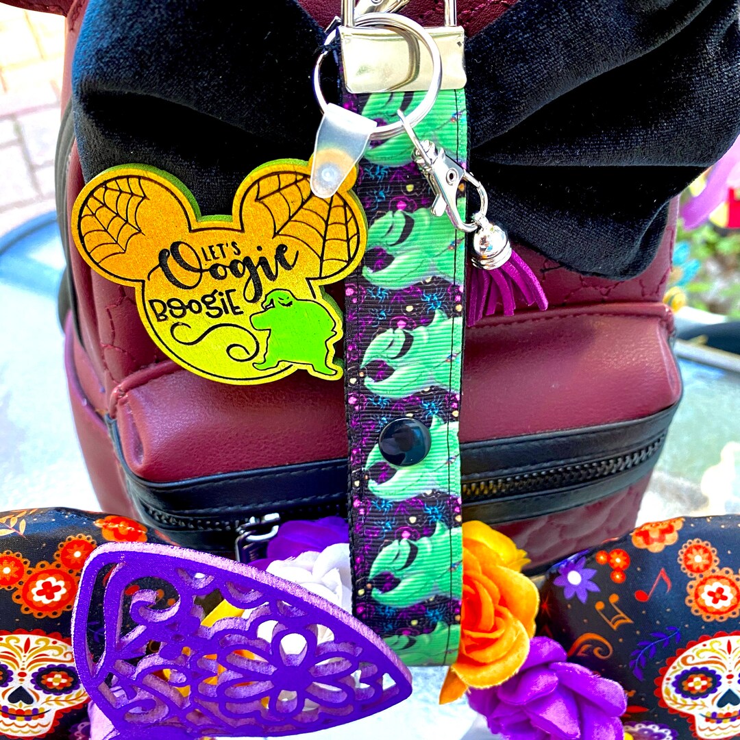 Oogie Boogie Bash Mickey Ears Minnie Ears Holder for Backpack Custom ...
